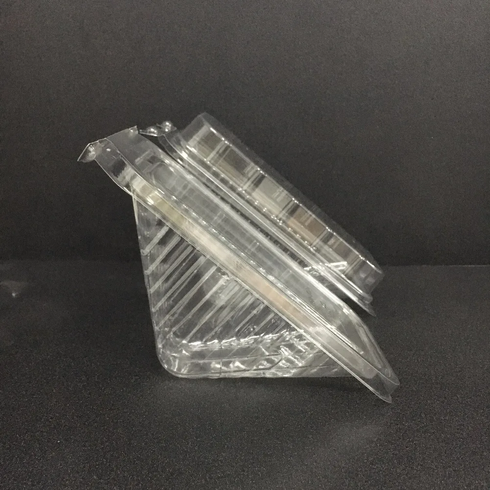 Pet Disposable Triangle Transparent Sandwich Plastic Food Container/box ...