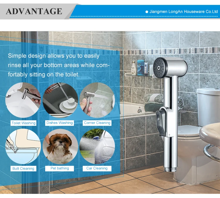 Modern Design Abs Shattaf Bidets Sprayer Faucet Women Health Shattaf ...