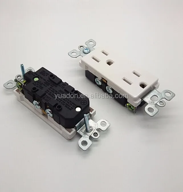 15a 125v American Duplex Receptacles/double Socket - Buy Screw Socket ...