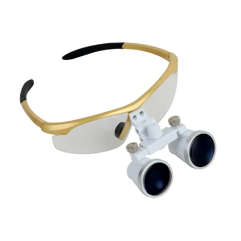 Dental Magnifying Mouth Mirror Dental Glasses Head Loupe Magnifier ...