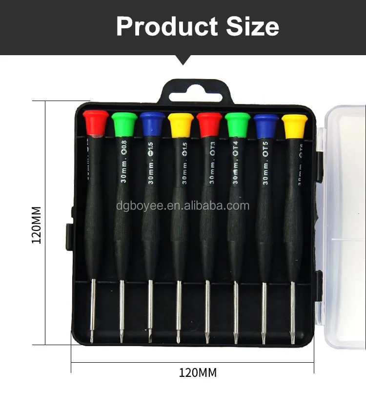 8pcs Set Phillip Tool Hand Handle Philip Multifunctional Suit ...