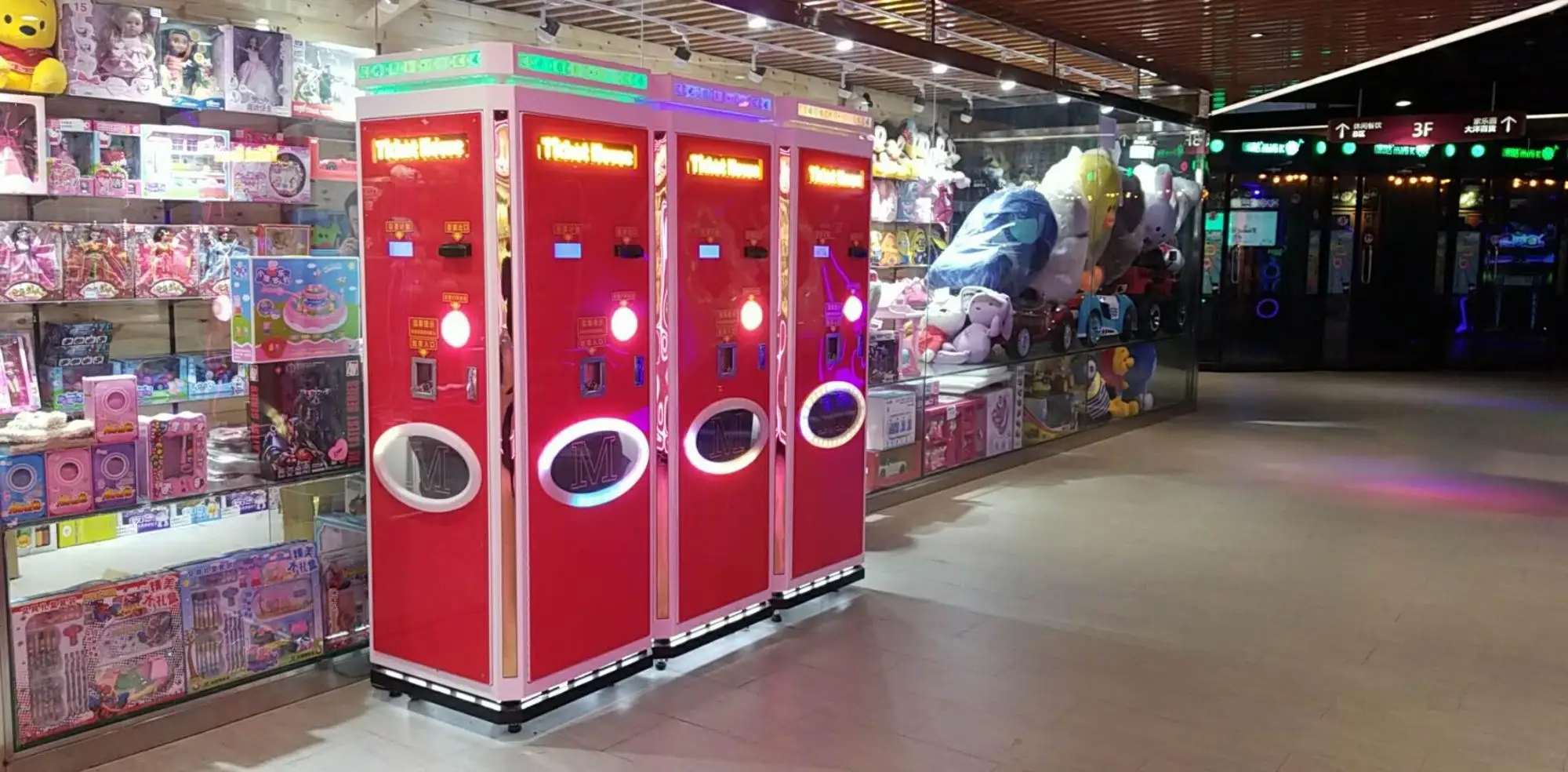 Arcade 4 People Automatic Counting Ticket Counter Machine
