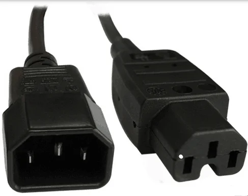 Iec C14 C15 Power Cable Connector Ac Power Cord Pvc 250v.13a Bsi Rohs ...