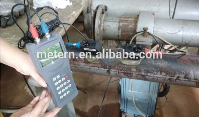 Clamp-on Transducer Clamp On Gas Ultrasonic Flow Meter - Buy Ultrasonic ...