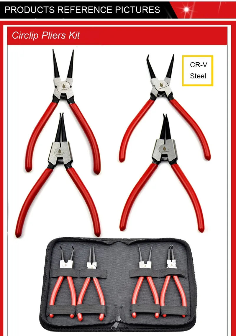 7 Inch External Snap Ring Pliers (circlip Plier)and Internal Circlip ...