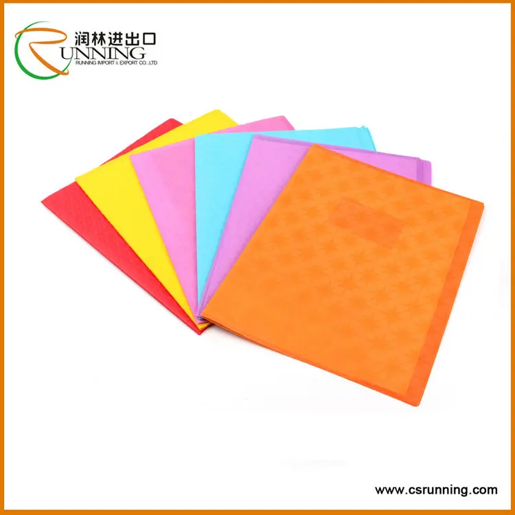 Custom Quality Solid Book Cover Plastic Book Sleeve With Beautiful ...