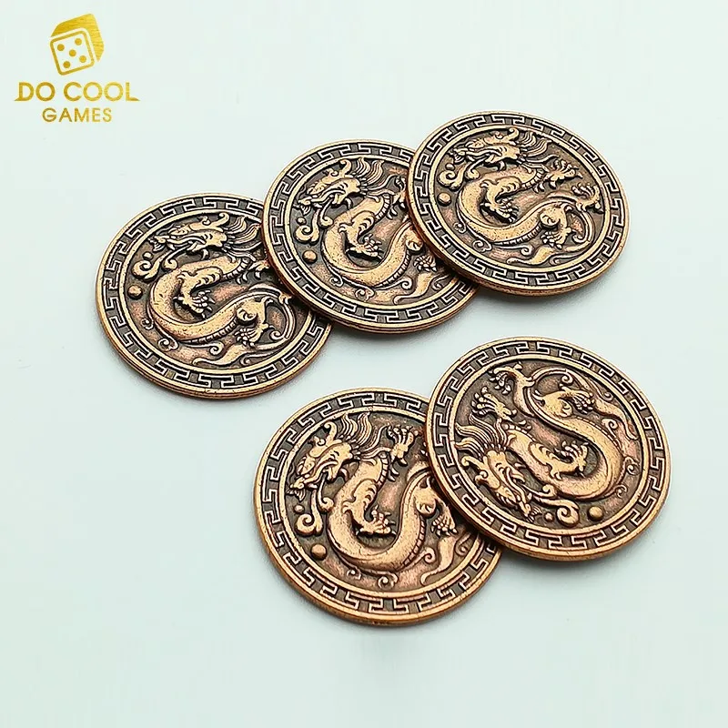 Custom Dia Casting Card Game Metal Token - Buy Metal Token,Game Metal ...