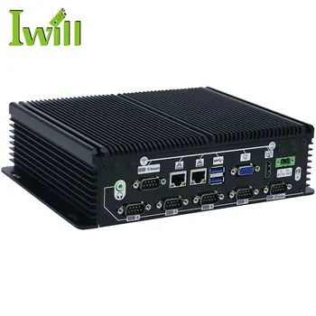 Ubuntu Mini Pc 2 Lan Port J1900 Cpu Rs422/485 Industrial Computer ...