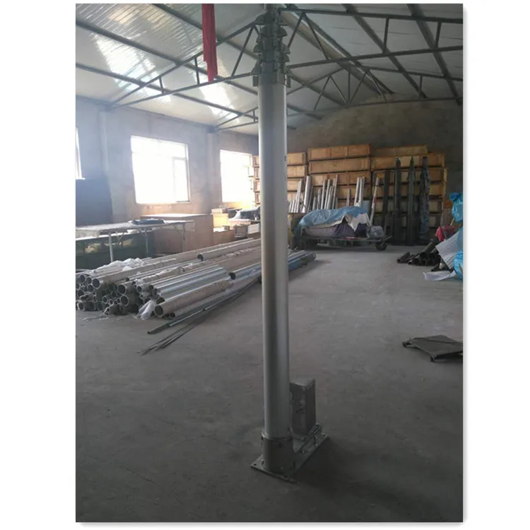 12m Aluminium Motorized Mast - Ideal for Antenna & Camera