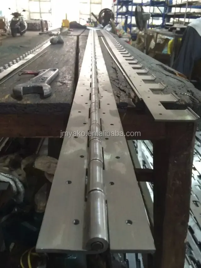 Heavy Duty Stainless Piano Hinge Long Continuous Vertical Adjustable ...
