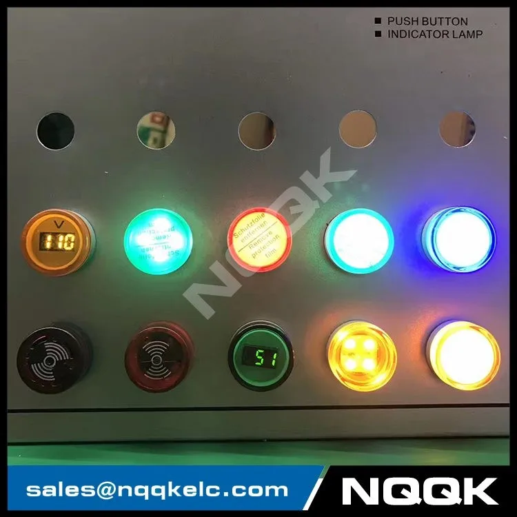 Mini Generator AD16 - 22mm Indicator Light Digital 12v LED Voltmeter ...