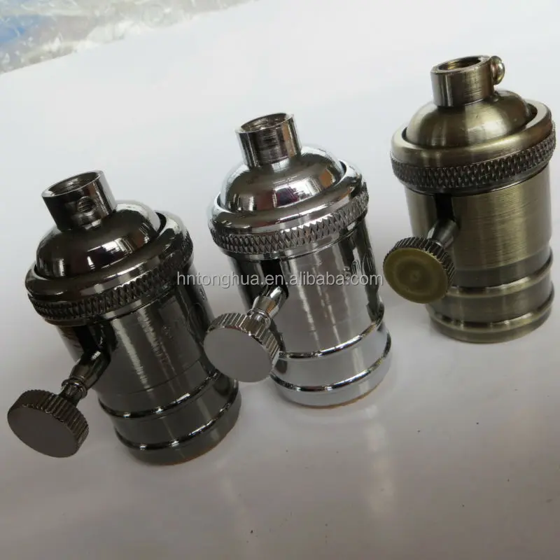 E26/e27 Diy Cord Set Accessories Brass Copper Light Bulb Socket - Buy ...