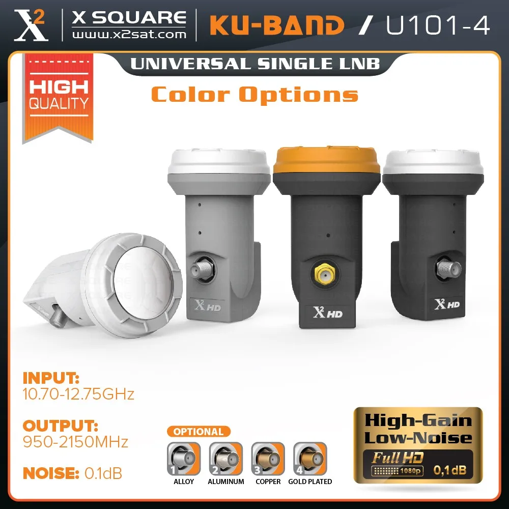 X-square Ku Band LNB - High Gain & Waterproof Signal Amplifier
