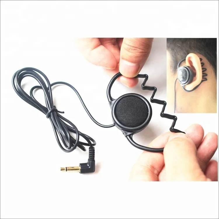 Clip on Earhook Headphone - Flexible & Versatile Audio
