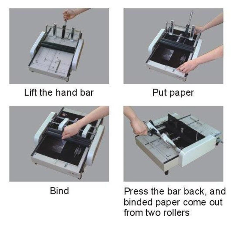 ZM-A3 Semi Automatic Booklet Maker - Efficient Paper Stitching