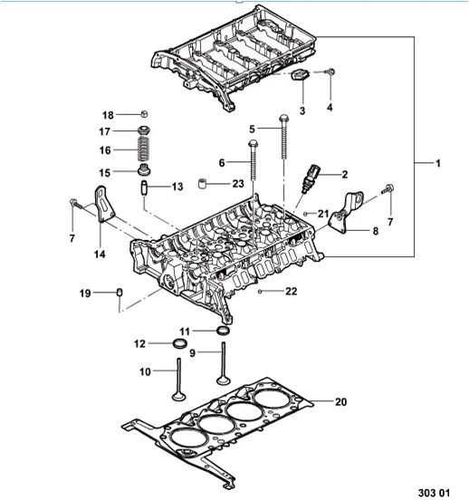 1372302福特中转V348 6C1Q 6065 AA的正品气缸盖螺栓| Alibaba.com