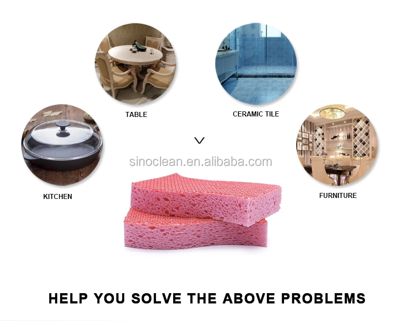 Abrasive Plastic Wire Sponge 3m Sponge Cleaning Cellulose Sponge 11 ...