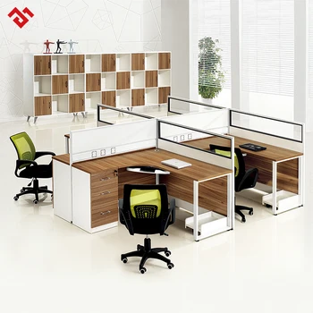 Open Office Partition Cubicle 4 Seater Workstation - Buy Office ...