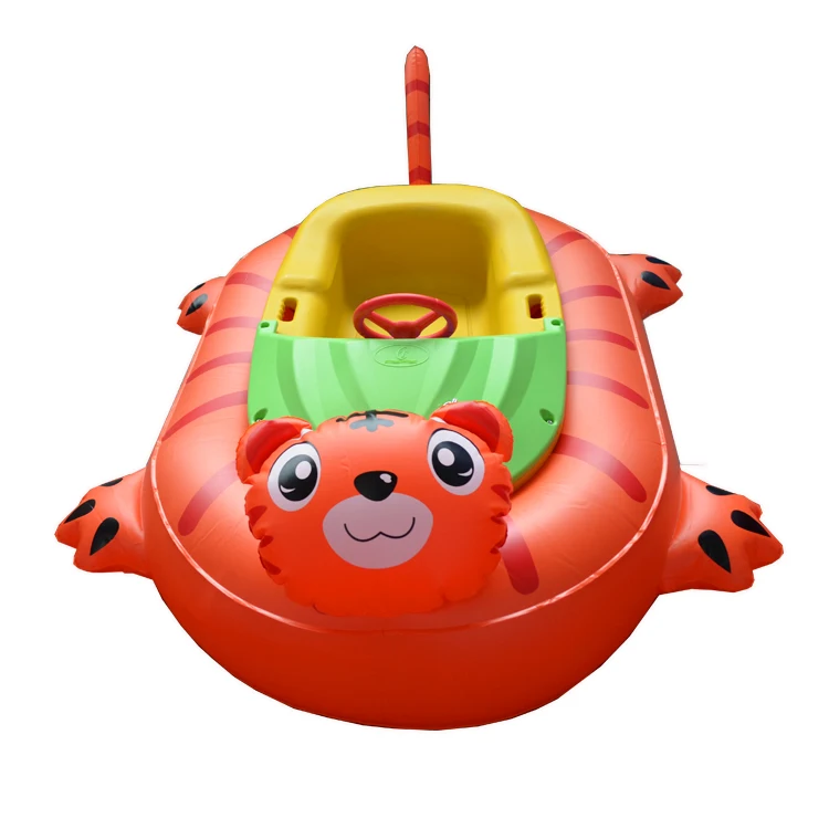 Water Pool Battery Electric Motorized Inflatable Kids Bumper Boat For ...