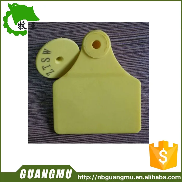 Plastic Ear Tag For Cattle / Buffalo / Calf / Cow With Tpu Material In ...