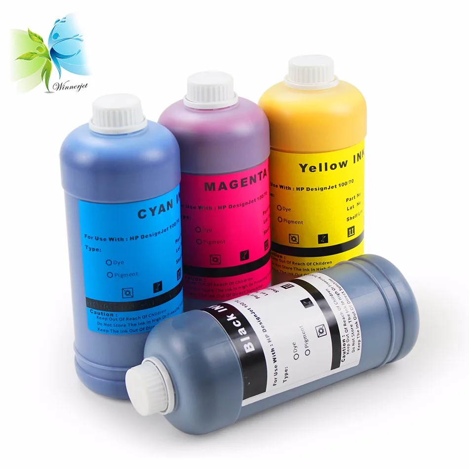 Winnerjet Bulk Refill Pigment Ink For Hp Designjet 500 510 800 Printers ...