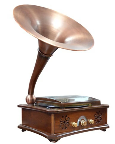 Black Walnut Modern Gramophone Record Player Ym-202 - Buy Gramophone ...