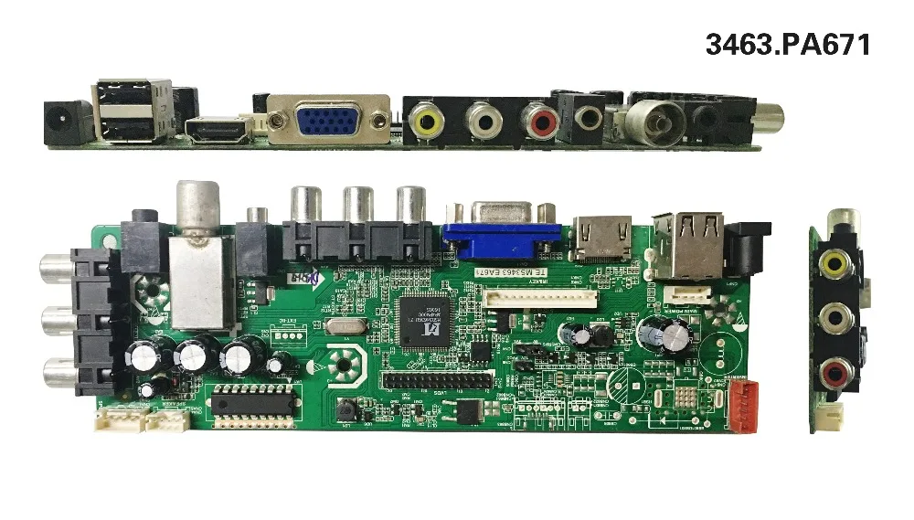Universal LED TV Motherboard - Mainboard for Normal TV Assembly and Repair