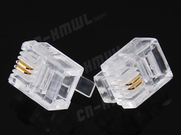 Telephone 6 Pin Rj11 Rj14 Rj25 Connector - Buy Rj25 Connector,Rj14 Connector,Rj11 Connector ...