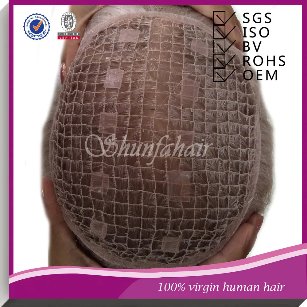 Stock Fish Net Wig,Integrated Hair Piece,100% Human Hair Integration ...