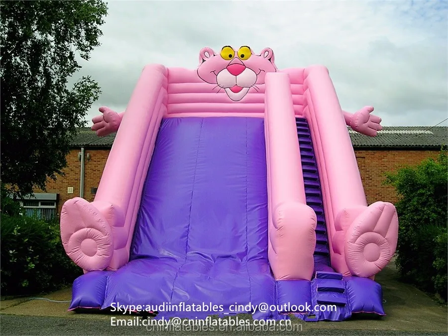 Pink Panther Inflatable Mega Slide - Fun for Kids!