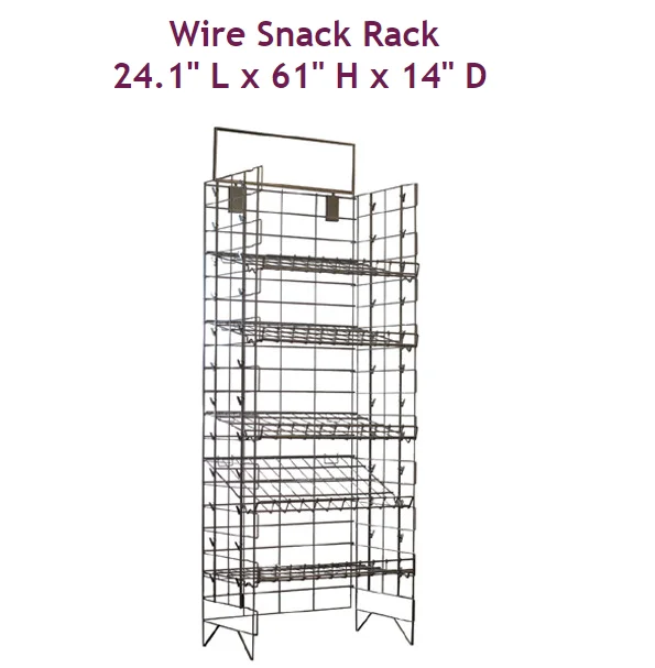 3 Shelf Metal Wire Rack For Biscuit,Candy,Chips,Snack - Buy Potato Chip ...