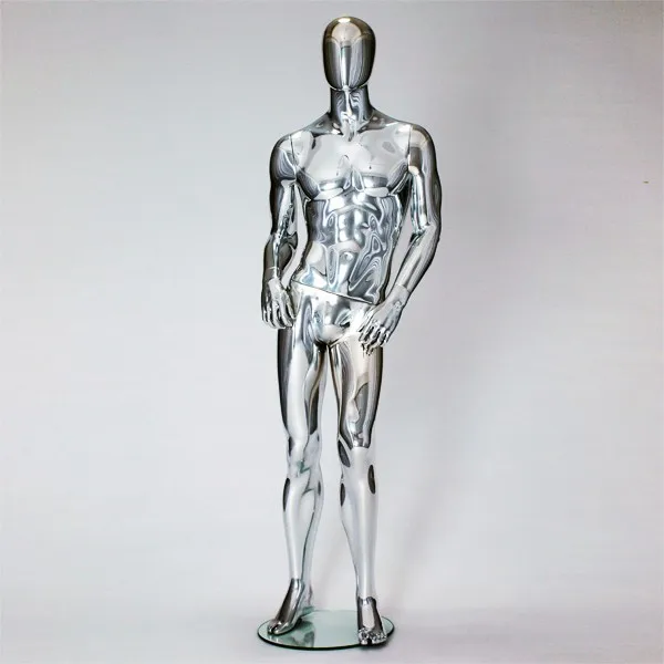 Male Chrome Silver Mannequin - Buy Full Body Abstract Male Chrome ...
