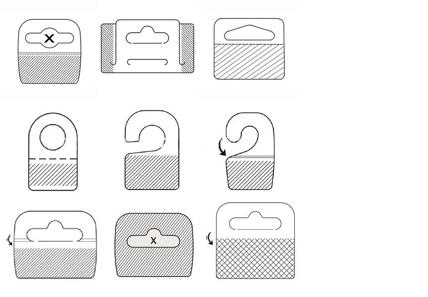 Round Hole Hang Tab-self Adhesive Hook - Buy Hang Tabs,Euro Hole Hang ...