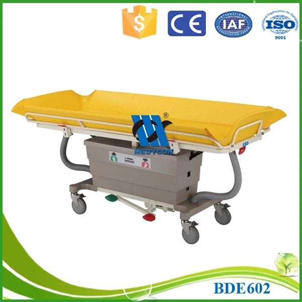 Hydraulic Medical Bath Bed Hospital Shower Trolley - Buy Hospital ...
