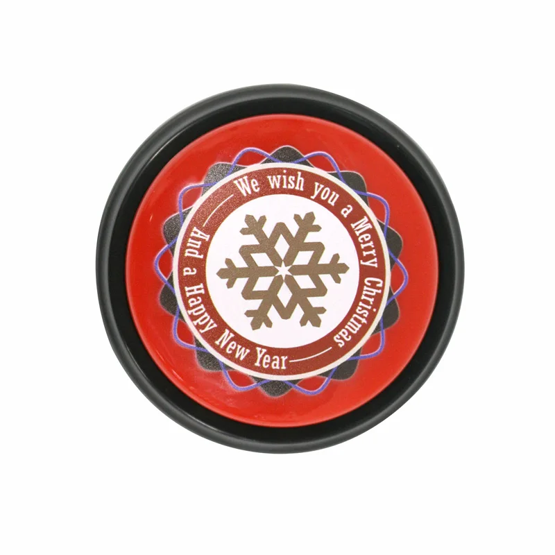 Custom Colorful Sound Buttons Christmas Gift Pre-recorded Push Button ...