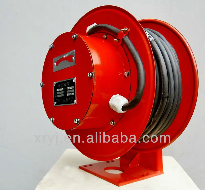 Spring Cable Reel Drum on Electric Flat Car - XINRI JT2