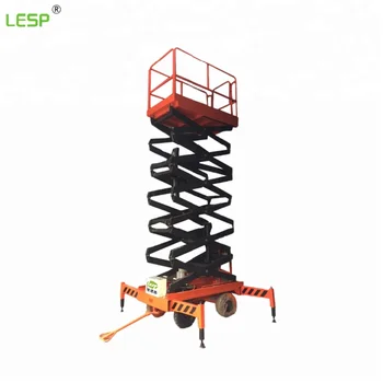 High Rise Hydraulic Window Cleaning Scissor Lift Self-propelled ...