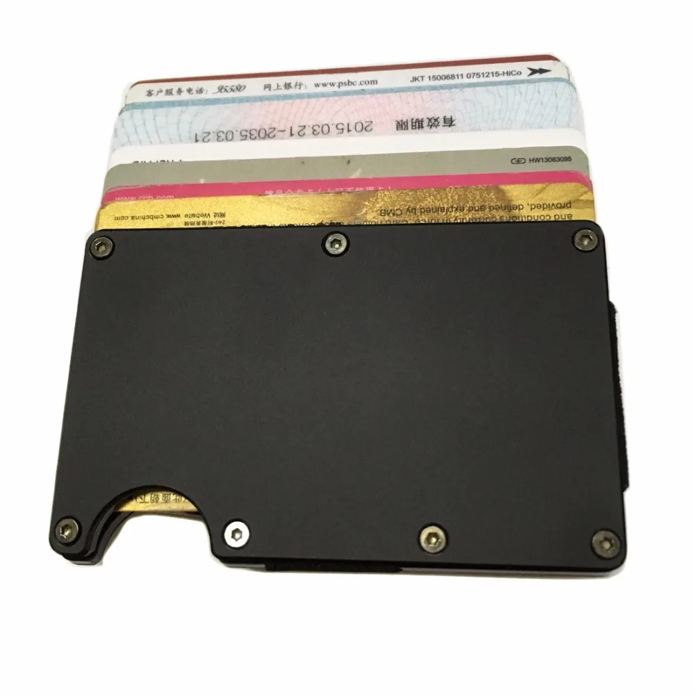 Tuopuke New Custom Minimalist Aluminium Wallet Credit Card Wallet Men ...