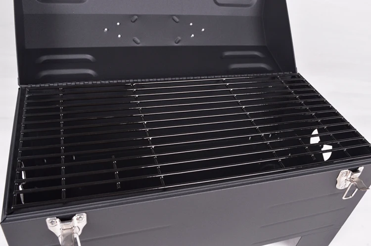 Household Outdoor Portable Foldable Barbeque Grill Suitcase Box Type ...