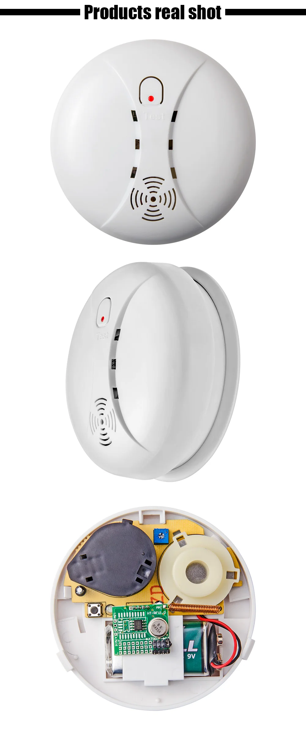 Portable Alarm Sensors Wireless Fire Smoke Detector - Buy Smoke Sensor ...
