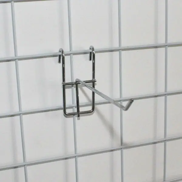 Metal Wire Hook Grid Wall Hanging Display Hook - Durable & Stylish