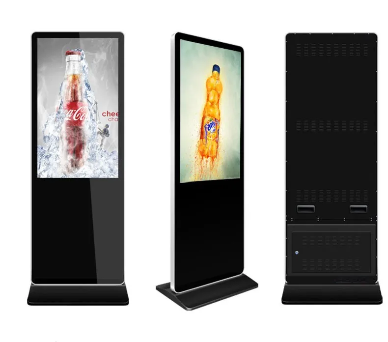 Free Standing 55 Inch Interactive Information Multi Touch Screen ...