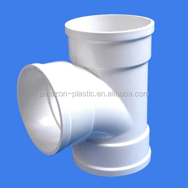 110mm Flexible Upvc Plastic Pipe Water Drainage Wasting Fittings Equal ...