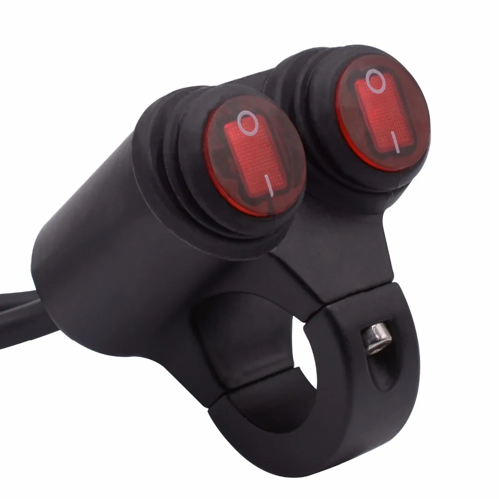Waterproof New Motorcycle Headlight Switch Aluminum Alloy Handlebar ...