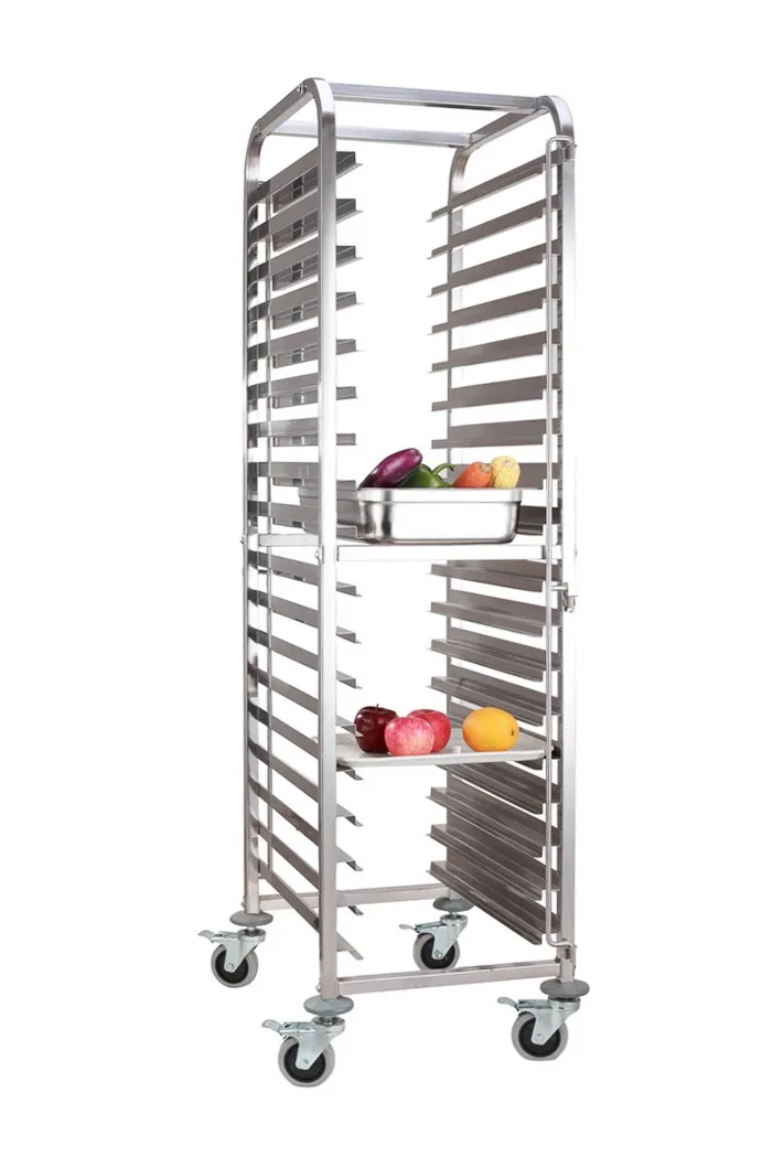 Heavybao High Standard Knocked-down Bread Bakery Trolley Cart For ...