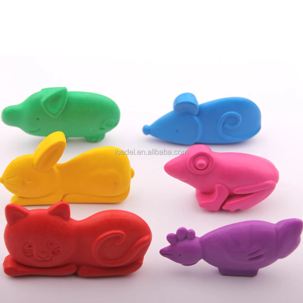 Diy 3d 6pcs Wax Crayons Custom De Couleur Making Crayon Set Animal ...