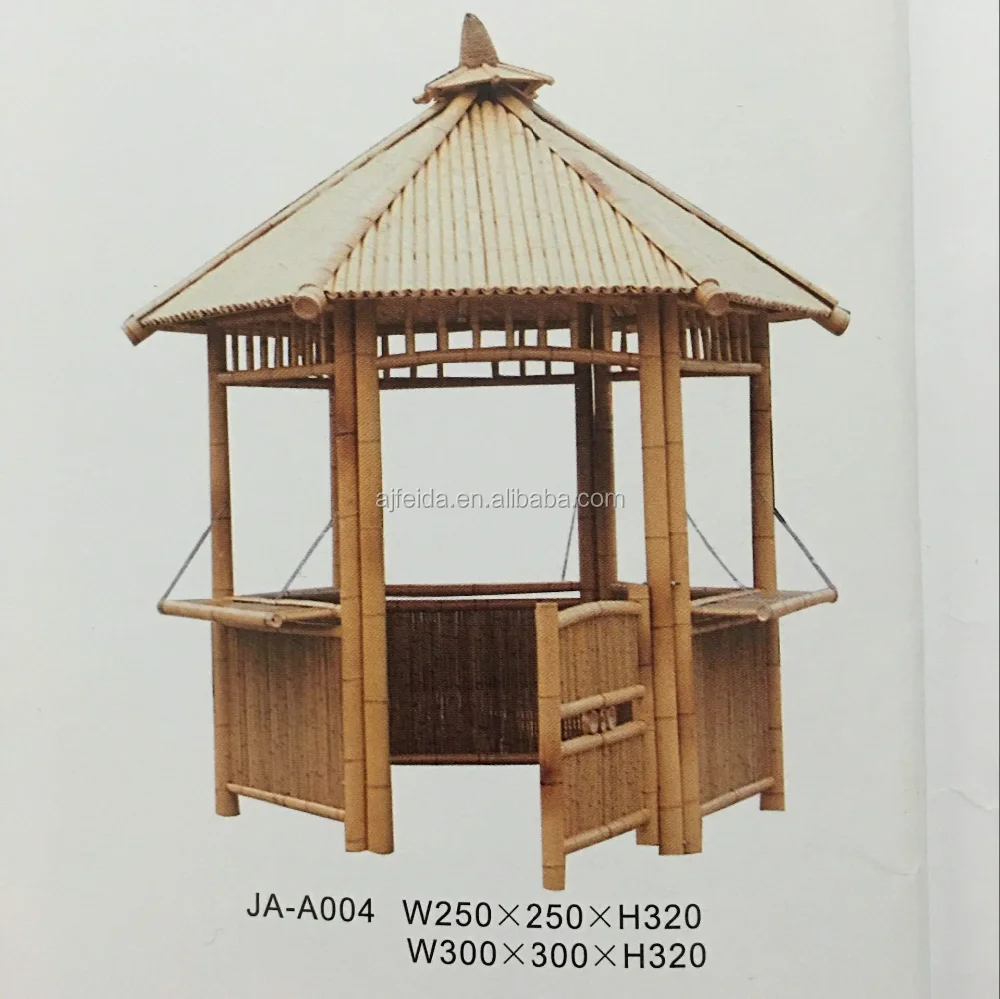 Verwunderlich Bambus Pavillon Bausatz Ebenbild