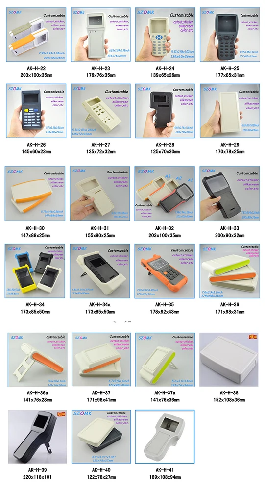 Plastic Handheld Operator Housing Enclosure With Display Window Size 96 ...