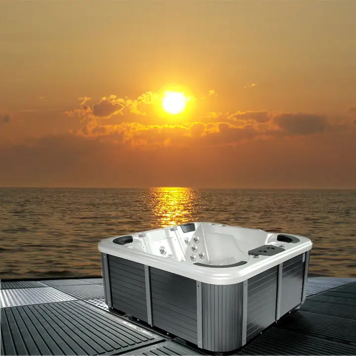 2014 Luxury Underground Hot Tub,6 Person Freestanding Rectangular Hot ...