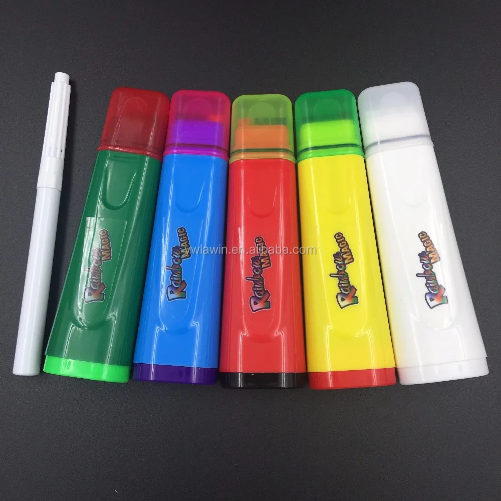Trio Point Three Color Multi Color Rainbow Magic Markers Pen Gift - Buy ...
